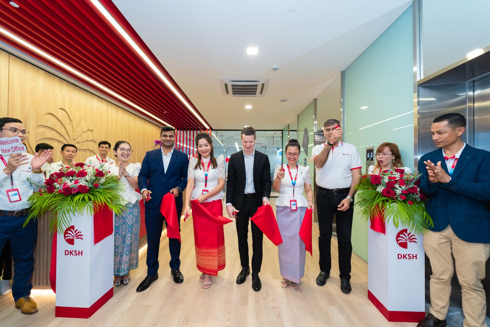 ក្រុមហ៊ុន DKSH បើកការិយាល័យដែលមានការរចនាថ្មី ទំនើប ដំបូងរបស់ខ្លូននៅកម្ពុជា