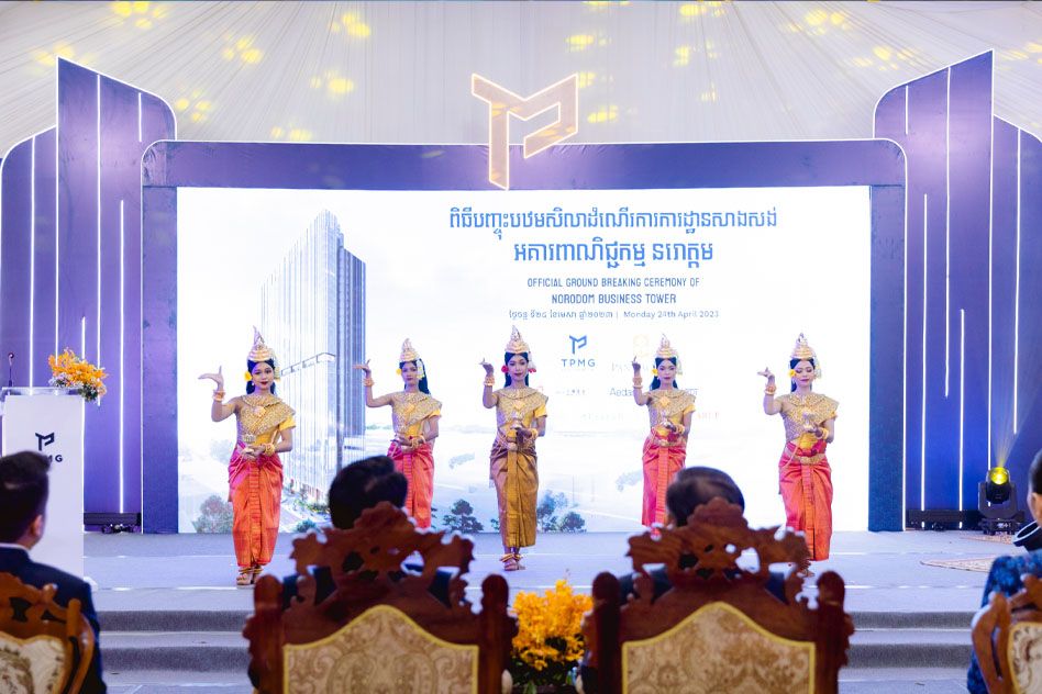ក្រុមហ៊ុន TP Moral Group សម្ពោធបើកការដ្ឋានសាងសង់អគារថ្មីកម្ពស់ ២៨ ...