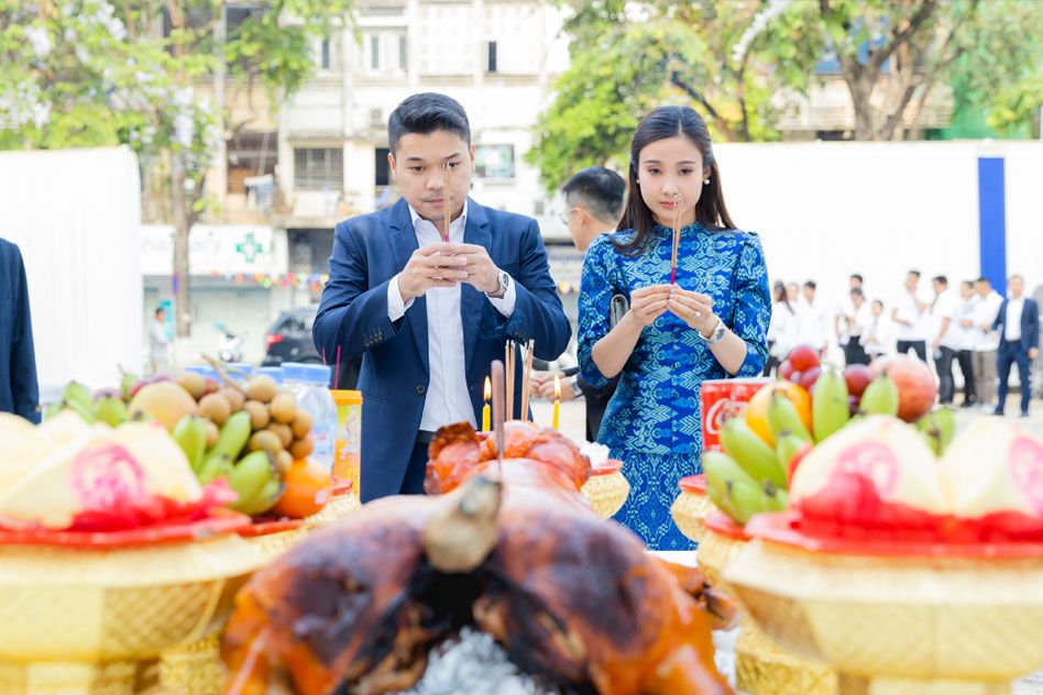 ក្រុមហ៊ុន TP Moral Group សម្ពោធបើកការដ្ឋានសាងសង់អគារថ្មីកម្ពស់ ២៨ ...