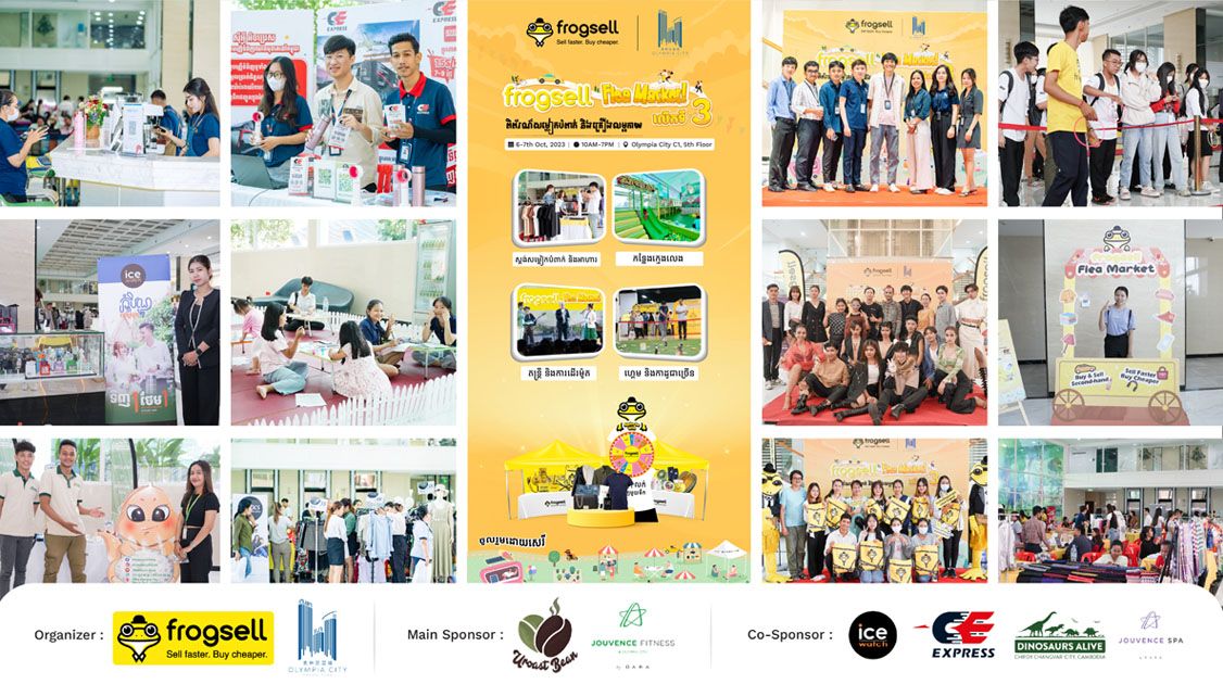 ថ្មីៗនេះ frogsell ជោគជ័យខ្លាំង លើការរៀបចំពិព័ណ៌ Flea Market លើកទី៣ នៅ ...