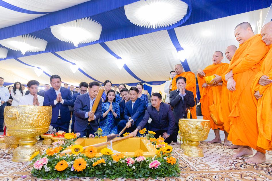 ក្រុមហ៊ុន TP Moral Group សម្ពោធបើកការដ្ឋានសាងសង់អគារថ្មីកម្ពស់ ២៨ ...