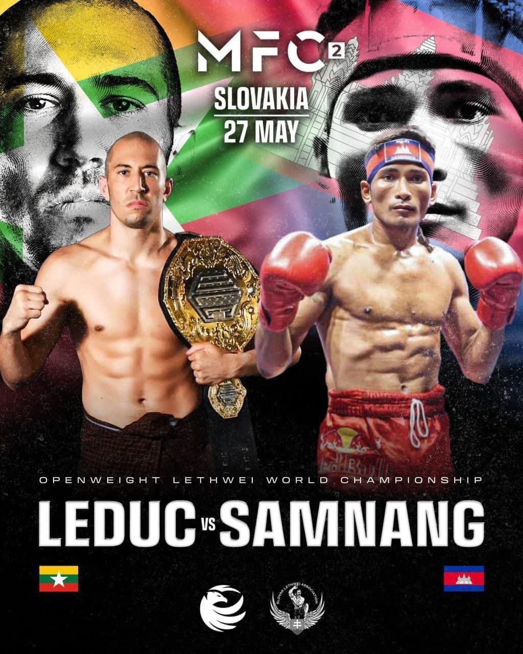 ព្រំ សំណាង និង Dave Leduc ច្បាស់ថ្ងៃប្រកួតគ្នាហើយ ...