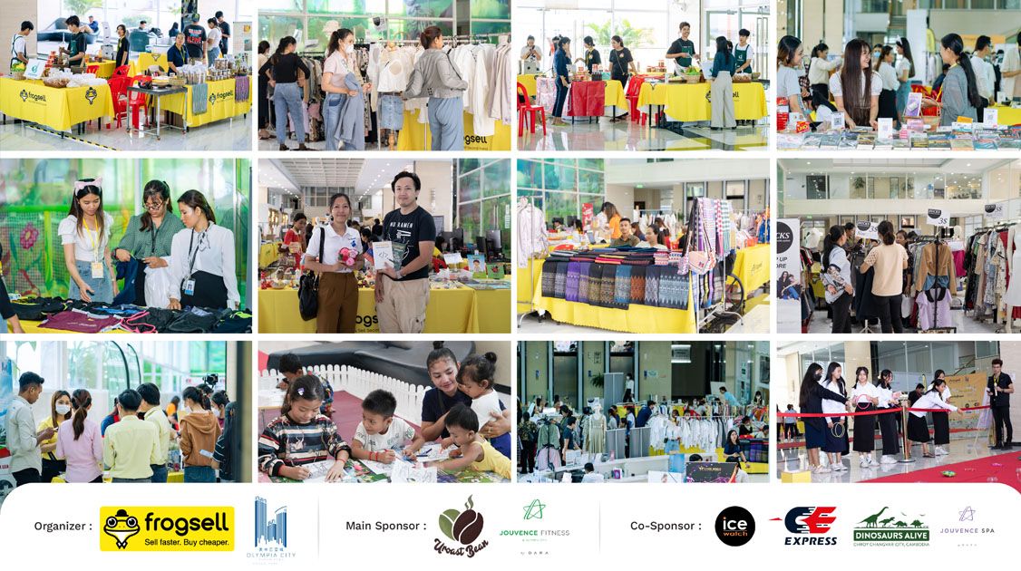 ថ្មីៗនេះ frogsell ជោគជ័យខ្លាំង លើការរៀបចំពិព័ណ៌ Flea Market លើកទី៣ នៅ ...